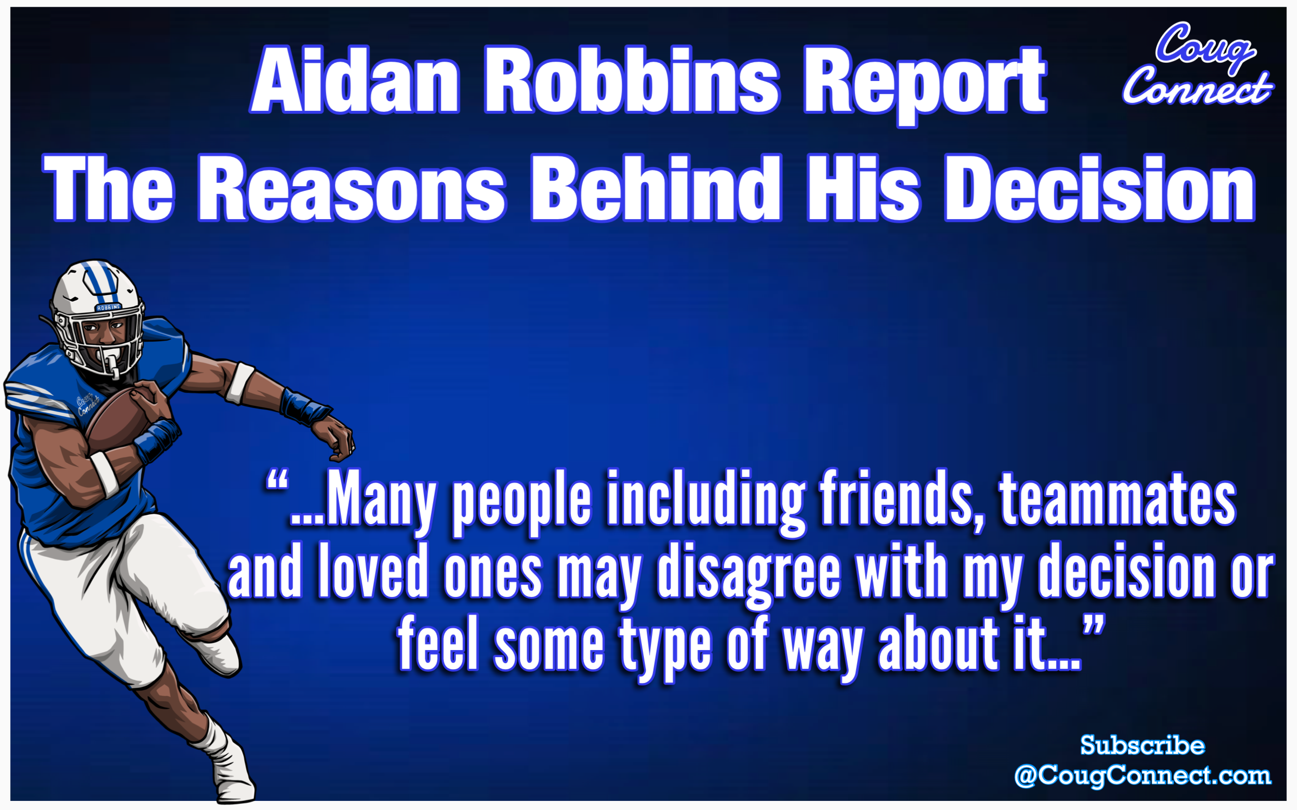 Aidan Robbins Report, The Reason For His Decision – CougConnect – BYU ...