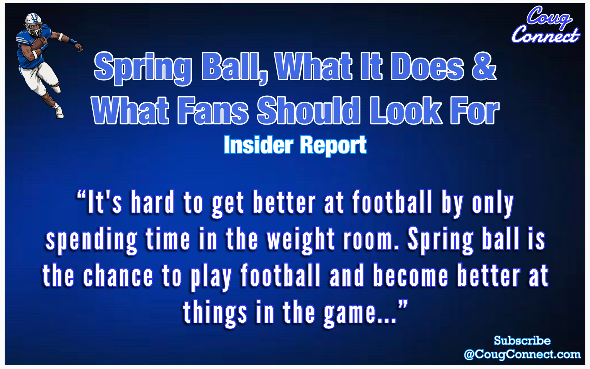 Spring Ball, What It Does & What Fans Should Look For – CougConnect ...